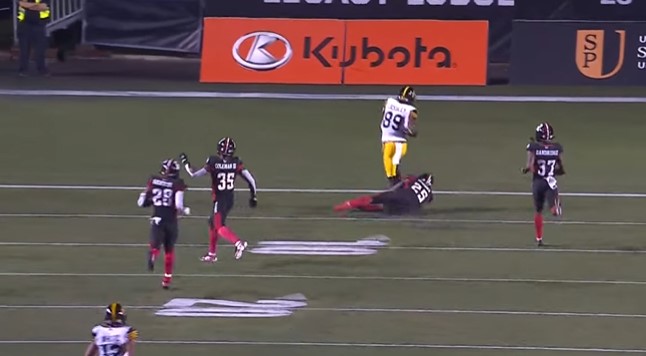 Bo Levi Mitchell returns to Hamilton and leads them to victory ...