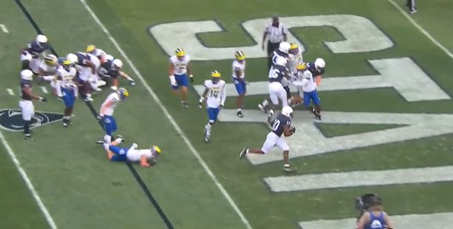 Nicholas Singleton scores three touchdowns as Penn State routes ...