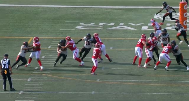 Jake Maier’s three touchdowns lead the Stampeders to victory over B.C ...