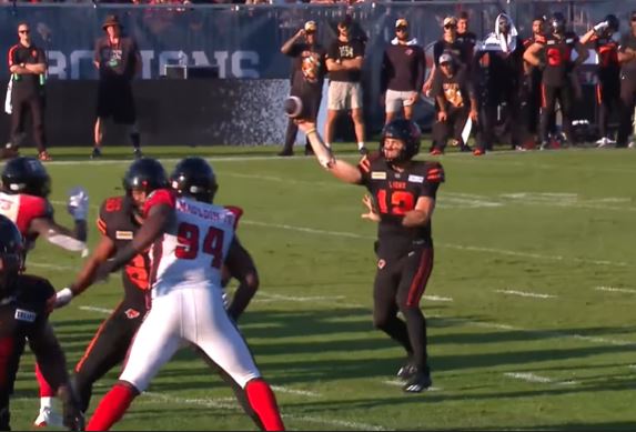 Nathan Rourke throws over 300 yards as B.C. routes Ottawa in Victoria ...