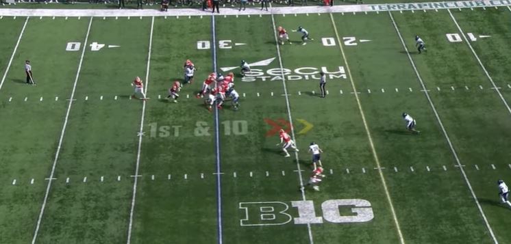 Connor Watkins throws one touchdown pass in a loss to Maryland ...