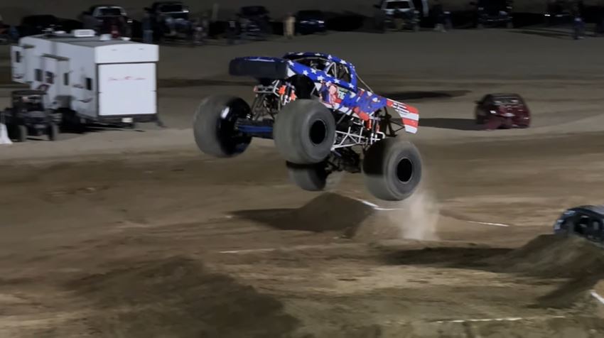 Monster Truck Nitro Tour Night Show at the Antelope Valley Fairgrounds ...