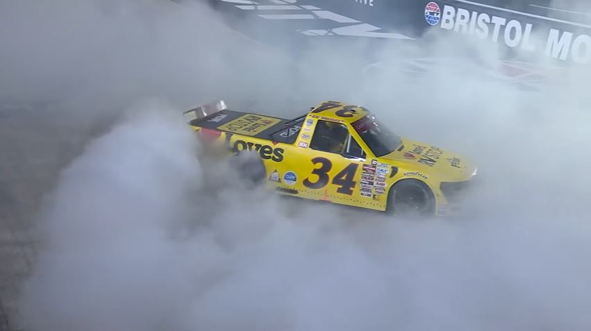 Layne Riggs scores his third win of the season at Bristol Motor ...