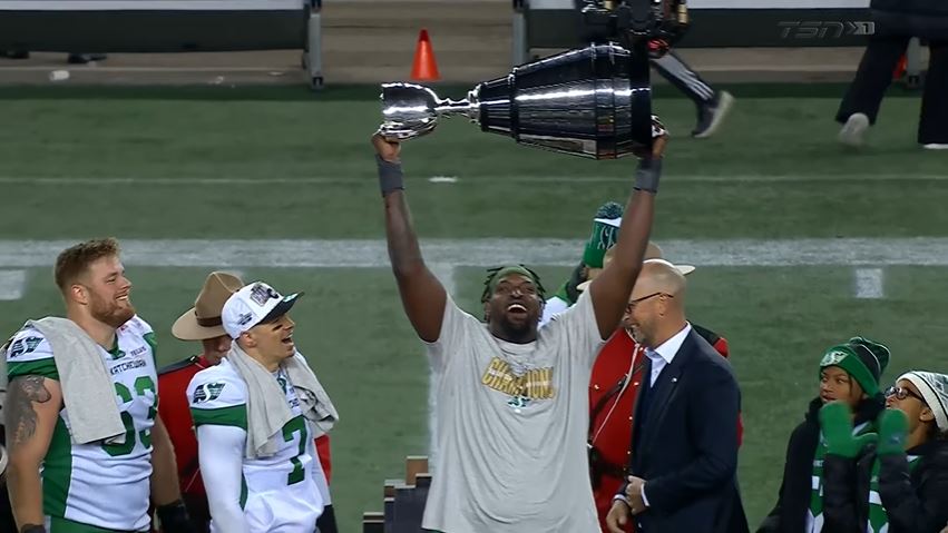 Saskatchewan Roughriders defeat the Alouettes to win the 112th Grey Cup ...
